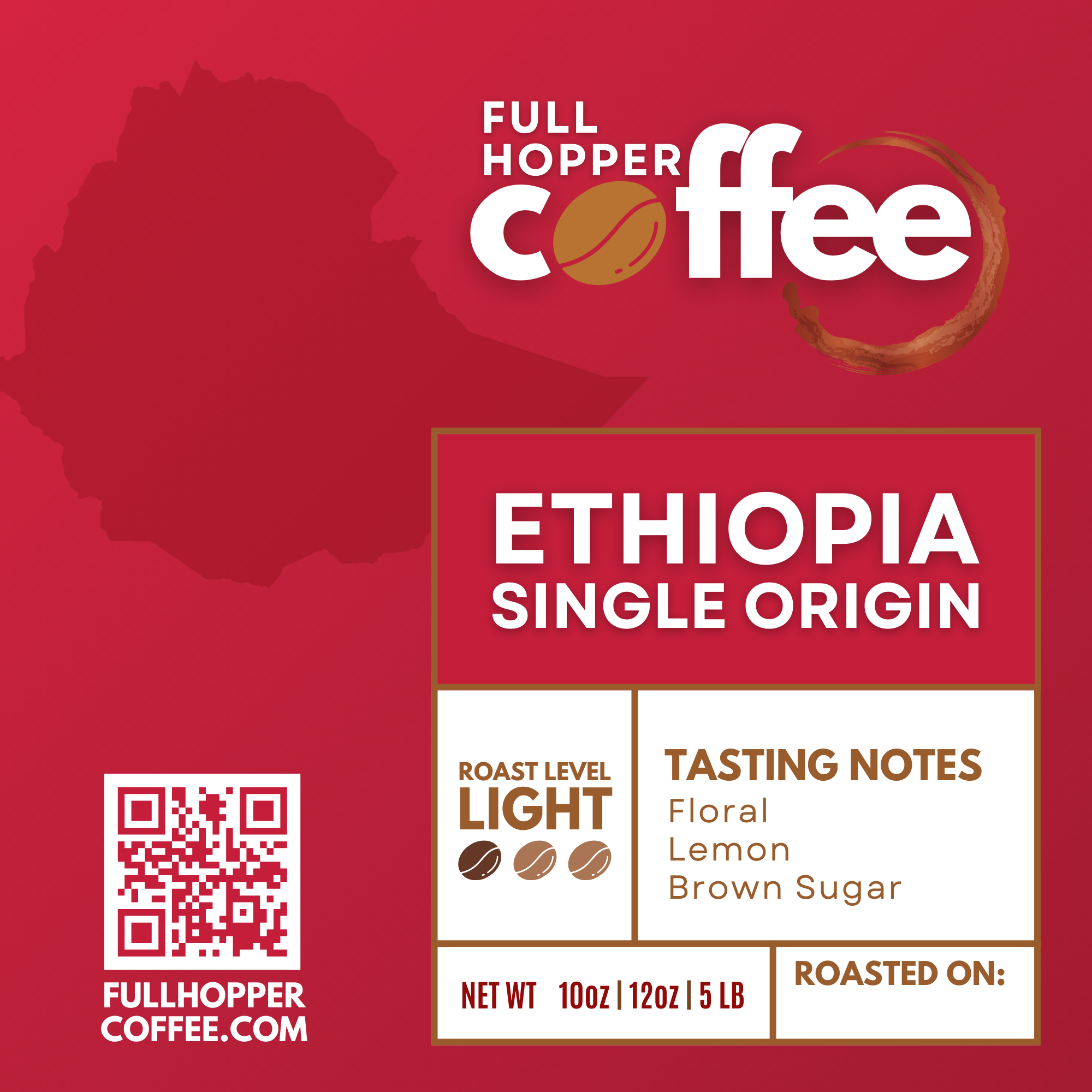 Full Hopper Coffee homepage